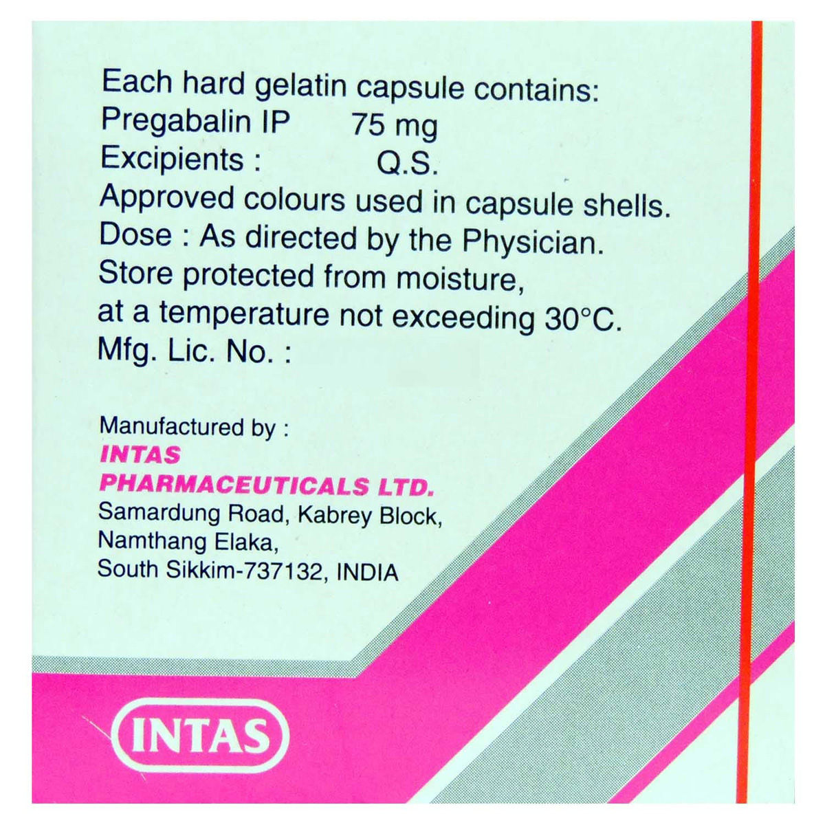 Pregabid 75 Capsule 15's Price, Uses, Side Effects, Composition ...