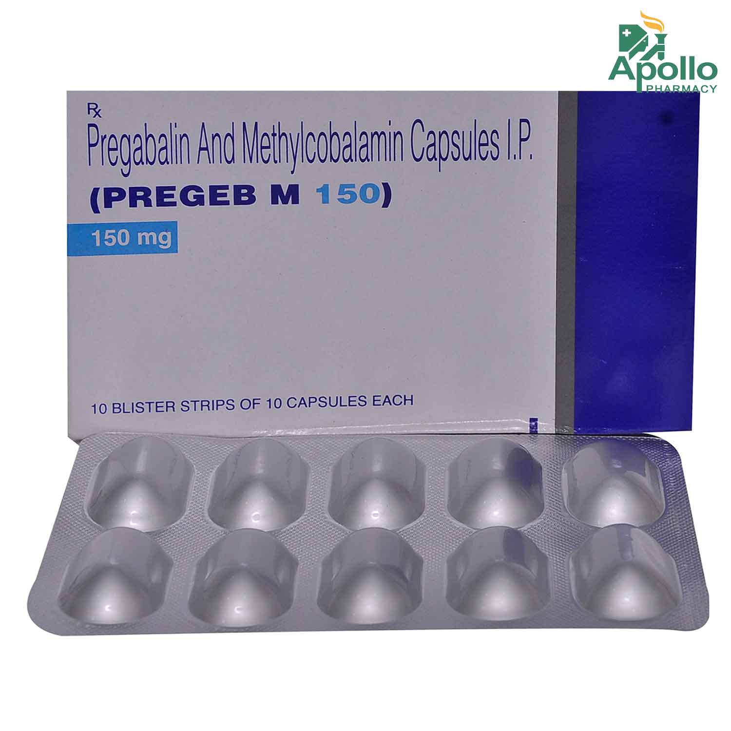 Pregeb M 150 Capsule 10's Price, Uses, Side Effects, Composition ...