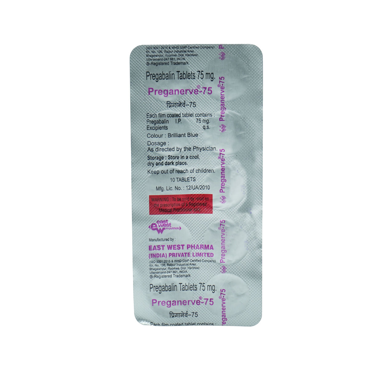 PREGANERVE 75MG CAPSULE Price, Uses, Side Effects, Composition - Apollo ...