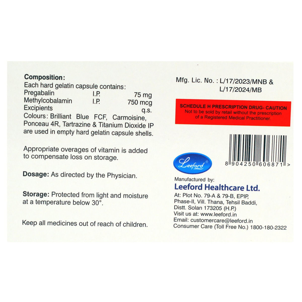 Pregabanyl Capsule 10's Price, Uses, Side Effects, Composition - Apollo ...