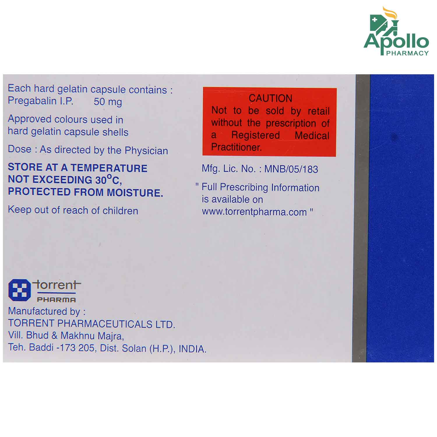 Pregalin 50 Capsule 10's Price, Uses, Side Effects, Composition ...