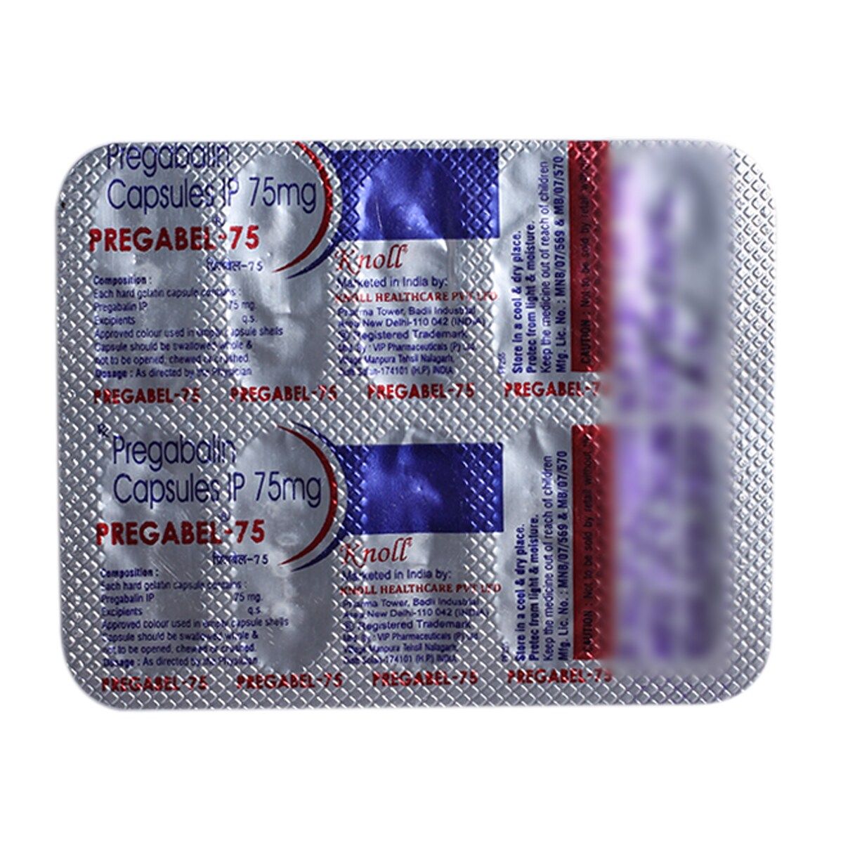 Pregabel 75 Capsule 10's Price, Uses, Side Effects, Composition ...