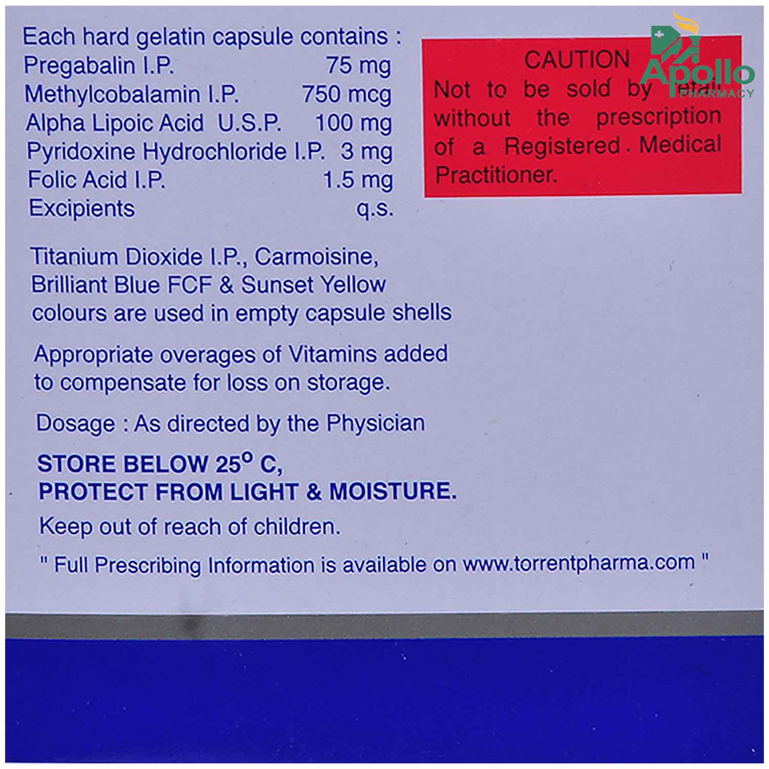 Pregeb Forte 75 Capsule 10's Price, Uses, Side Effects, Composition ...