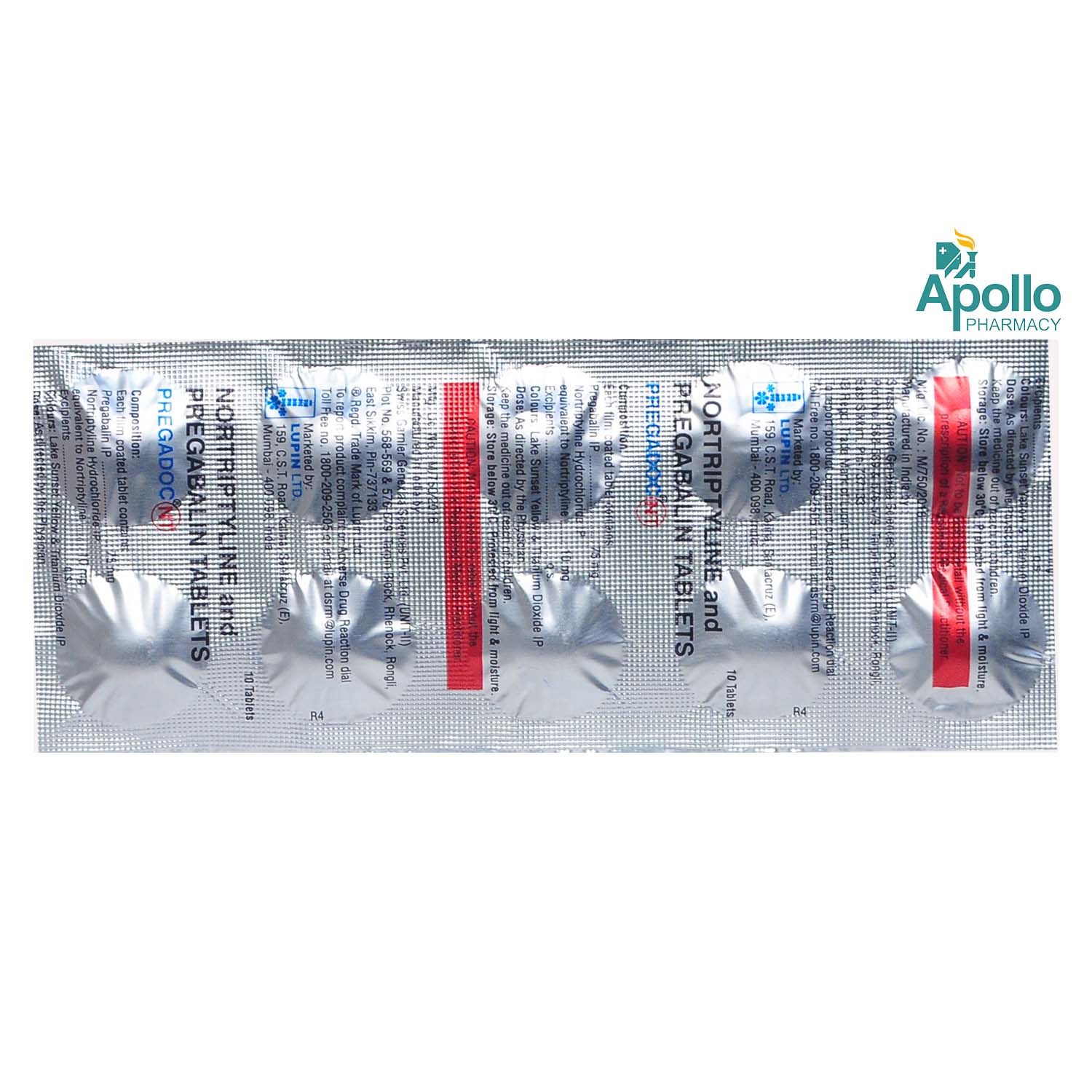 Pregadoc NT Tablet 10's Price, Uses, Side Effects, Composition - Apollo ...
