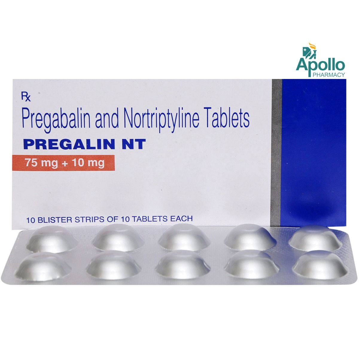 Pregalin NT Tablet 10's Price, Uses, Side Effects, Composition - Apollo ...