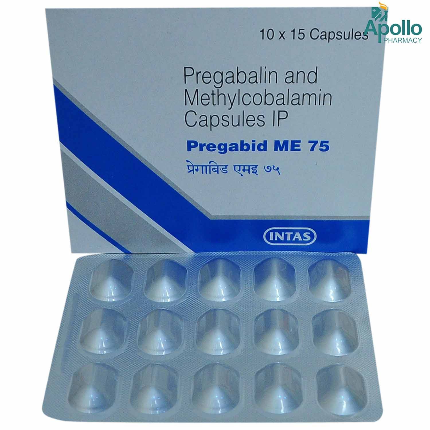 Pregabid ME 75 Capsule 15's Price, Uses, Side Effects, Composition ...