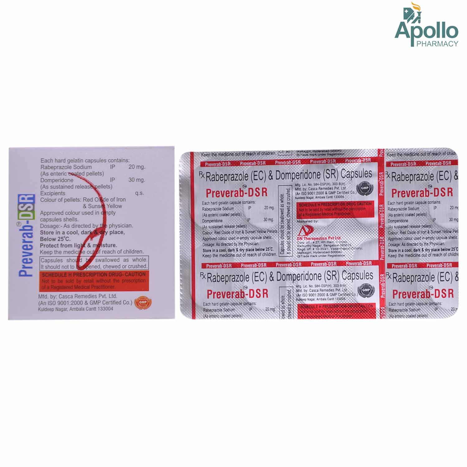 Preverab-DSR Capsule 10's Price, Uses, Side Effects, Composition ...