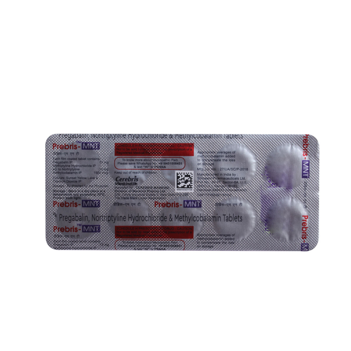 Prebris-MNT Tablet 10's Price, Uses, Side Effects, Composition - Apollo ...