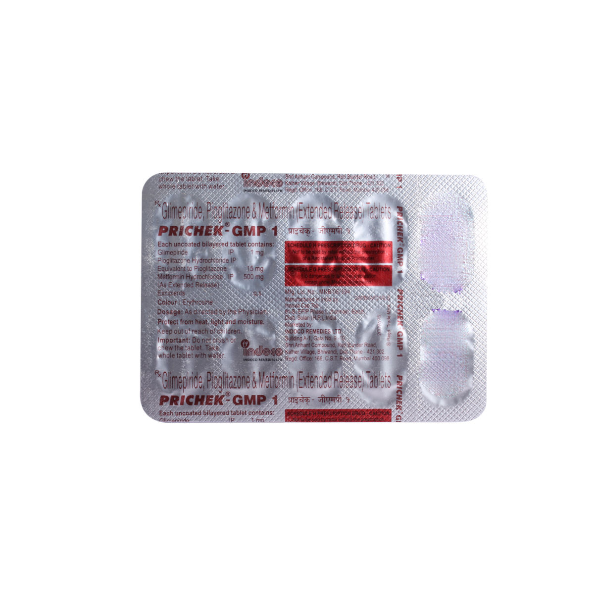 PRICHEK GMP 1MG TABLET Price, Uses, Side Effects, Composition - Apollo ...