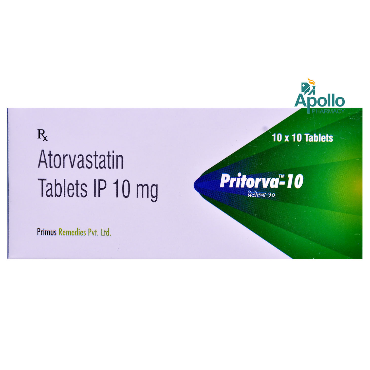 Pritorva-10 Tablet 10's Price, Uses, Side Effects, Composition - Apollo ...