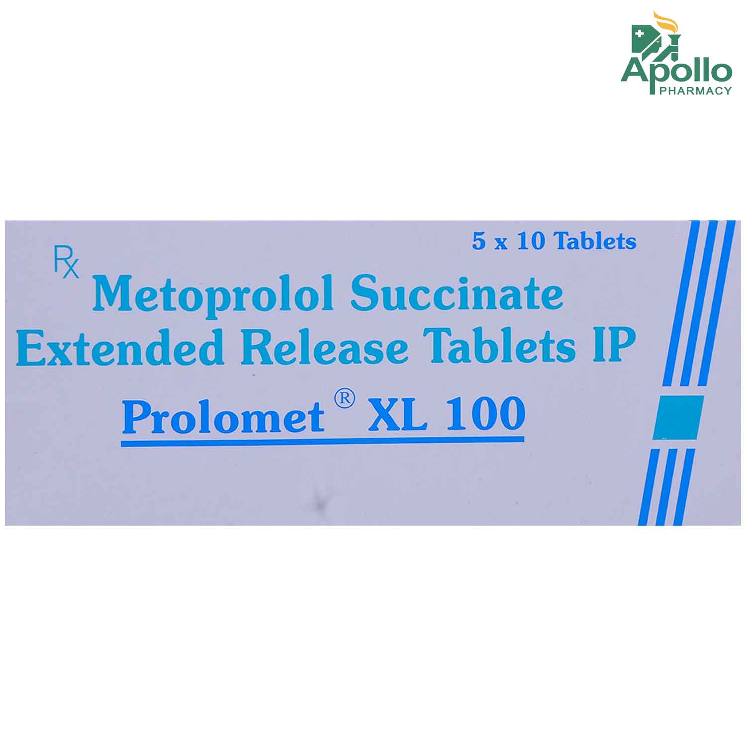 Prolomet XL 100 Tablet 10's Price, Uses, Side Effects, Composition ...