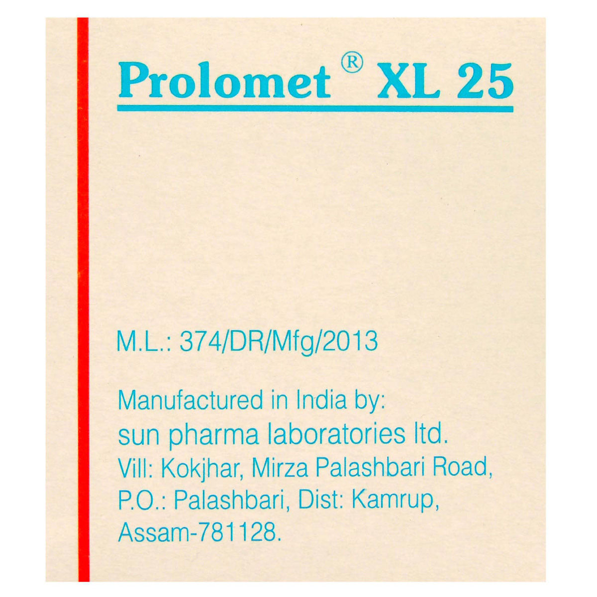 Prolomet XL 25 Tablet 10's Price, Uses, Side Effects, Composition ...