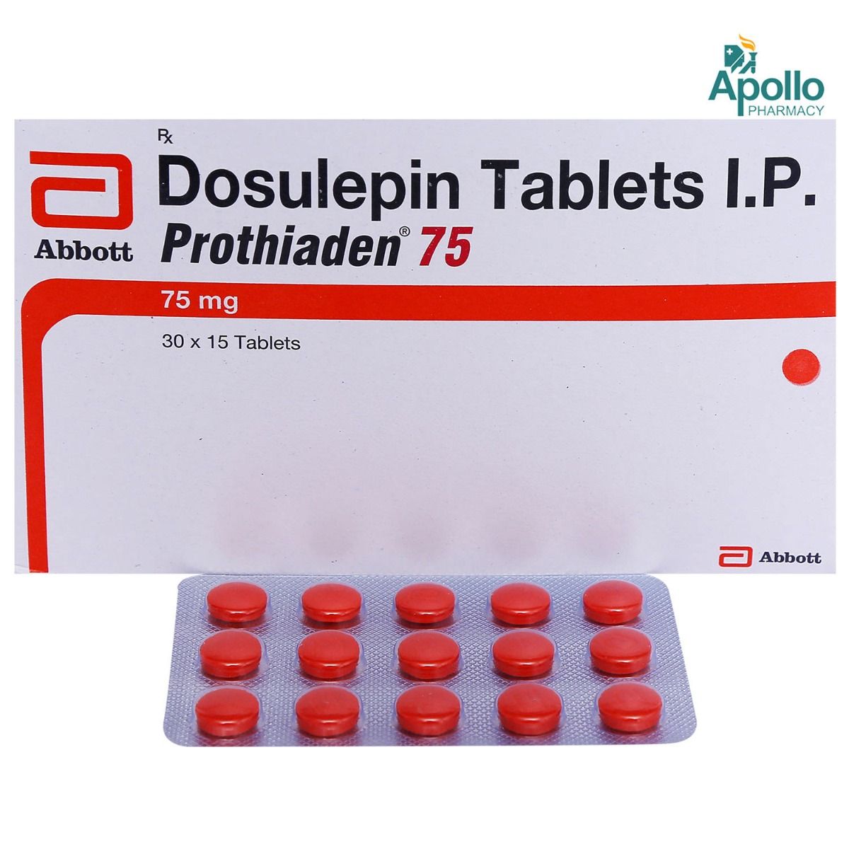 Prothiaden 75 Tablet 15's Price, Uses, Side Effects, Composition ...