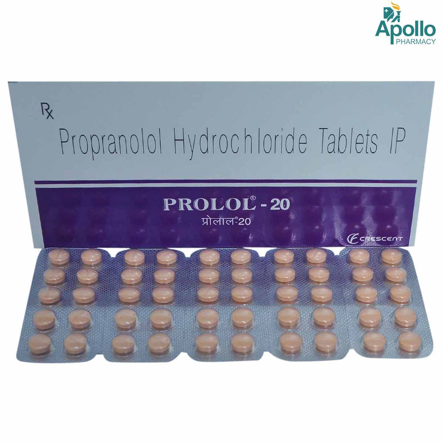 Prolol-20 Tablet 10's Price, Uses, Side Effects, Composition - Apollo ...