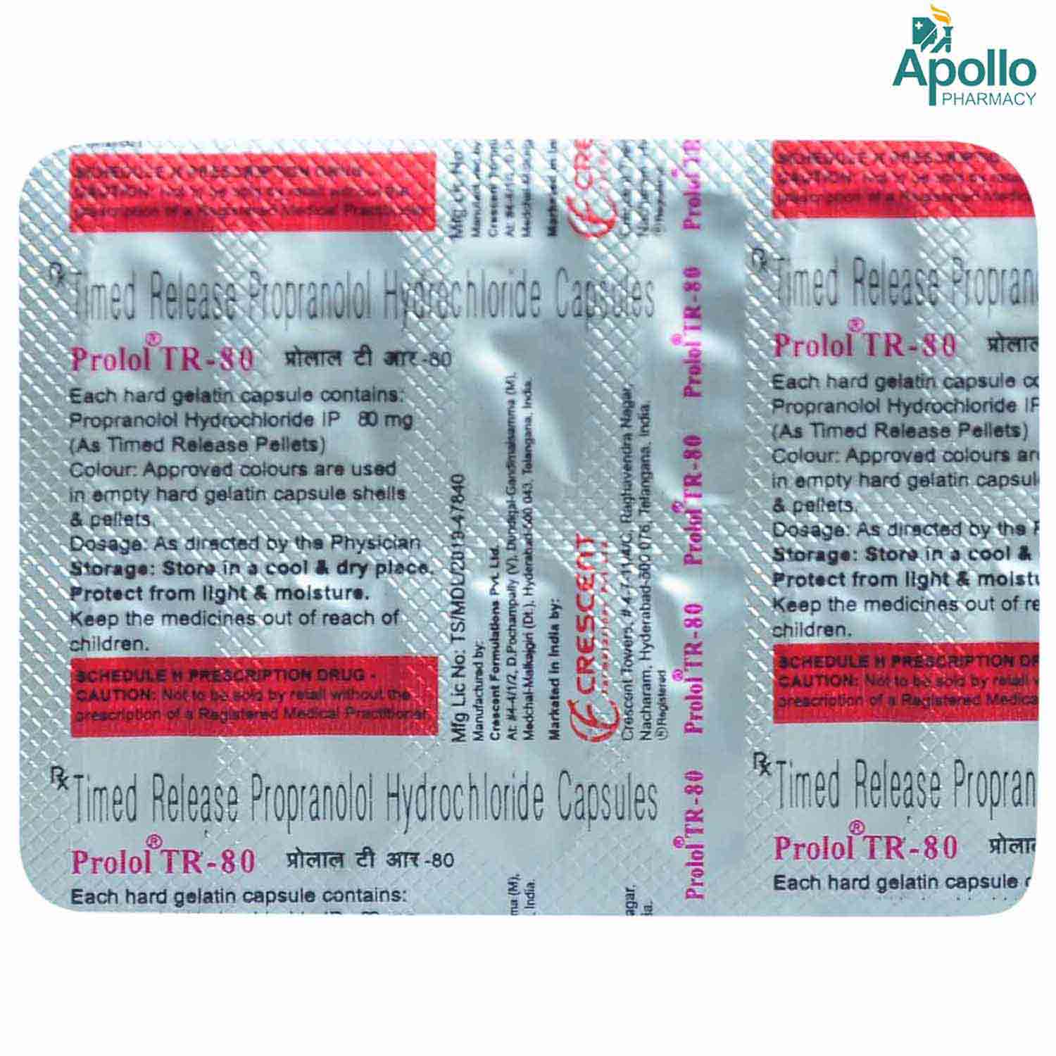 PROLOL TR 80MG TABLET Price, Uses, Side Effects, Composition - Apollo ...