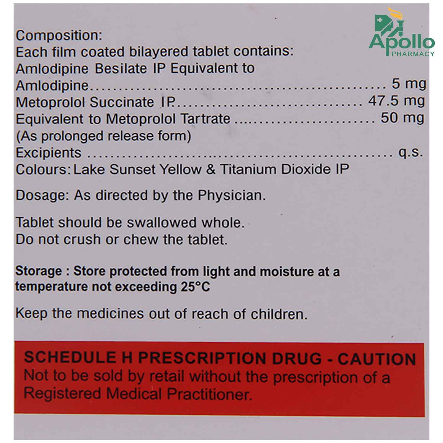 Protol-AM Tablet 10's Price, Uses, Side Effects, Composition - Apollo ...