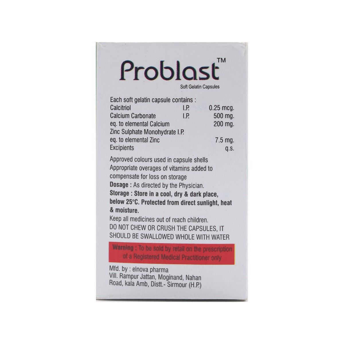 Problast Capsule 10's Price, Uses, Side Effects, Composition - Apollo ...