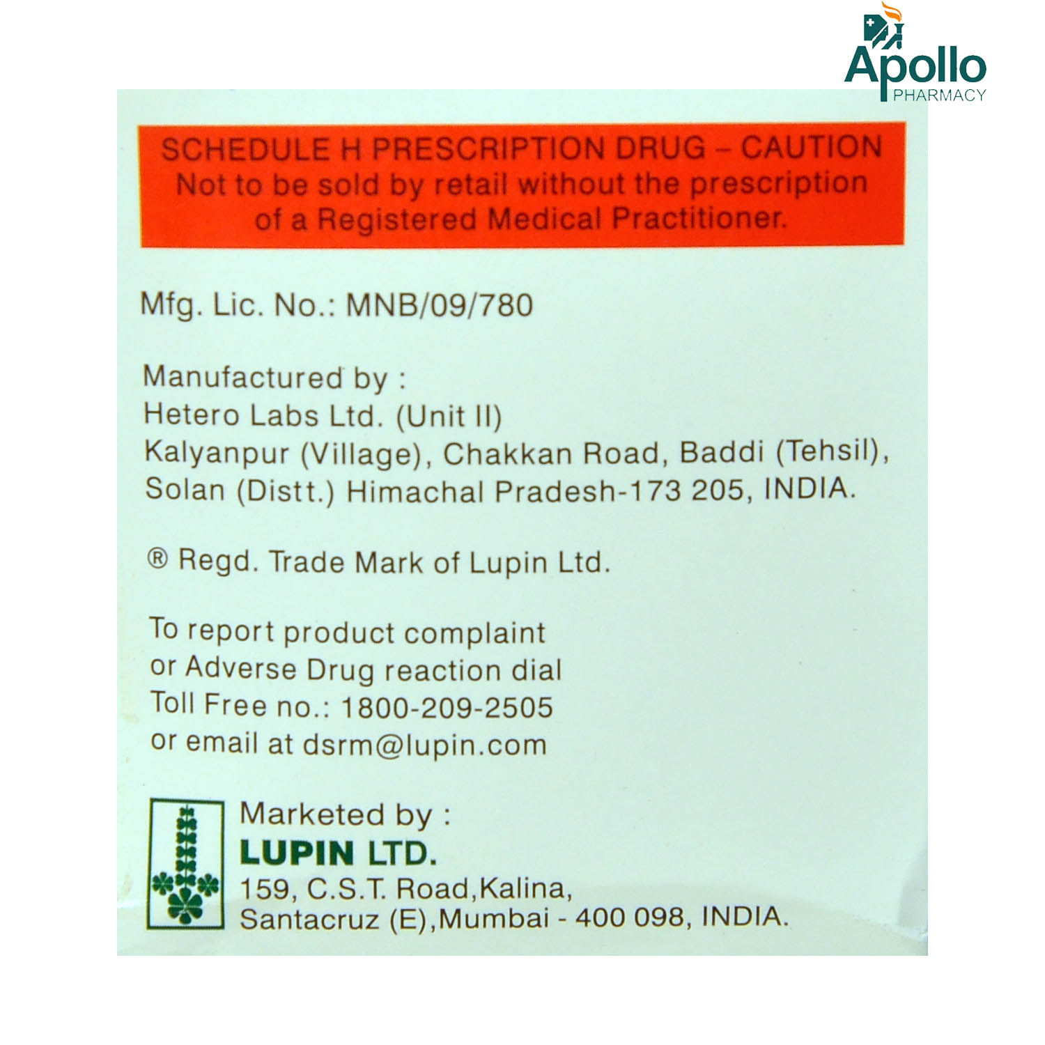Protera-L Capsule 10's Price, Uses, Side Effects, Composition - Apollo ...