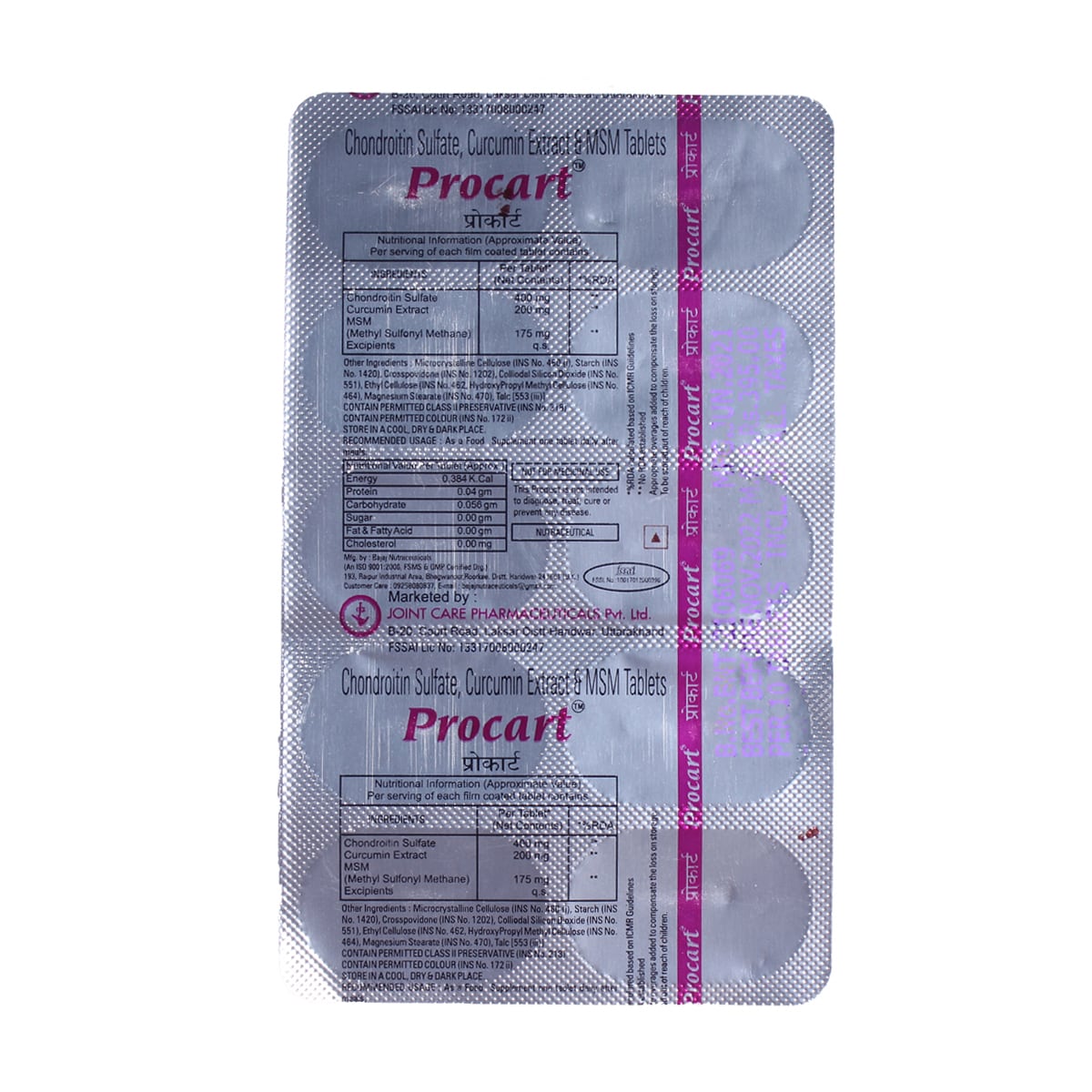 Procart Tablet 10's Price, Uses, Side Effects, Composition - Apollo ...