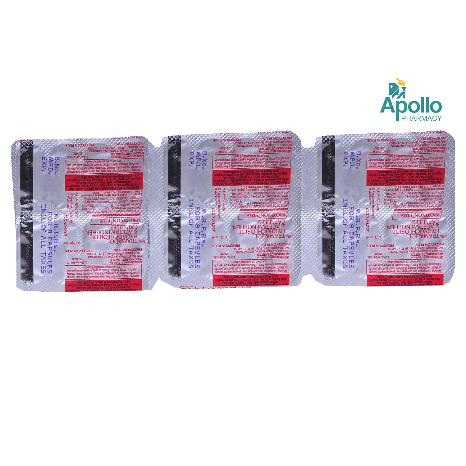 Proxyvon Plus Capsule 8's Price, Uses, Side Effects, Composition ...