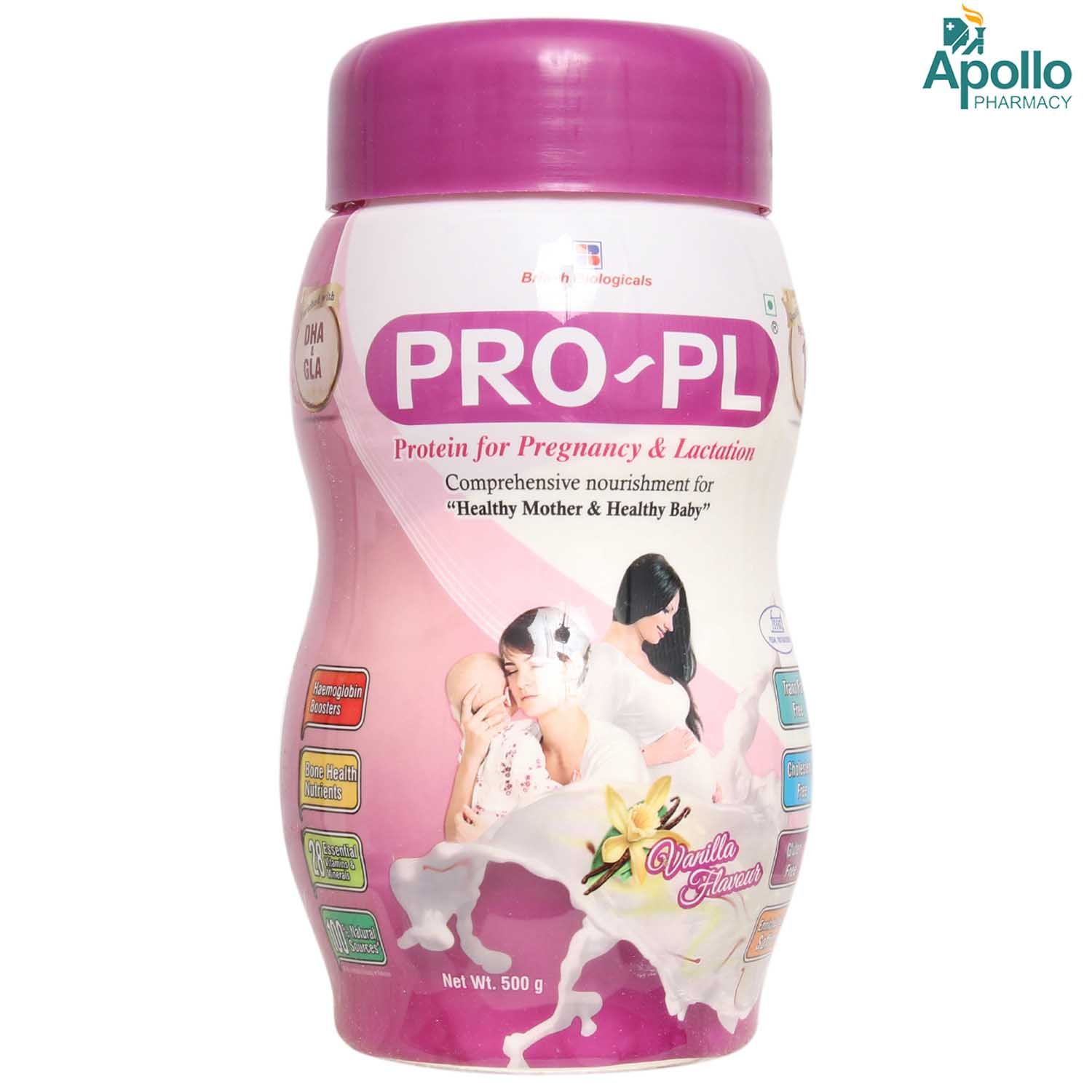Pro-PL Vannila Flavoured Powder, 500 gm Jar Price, Uses, Side Effects ...