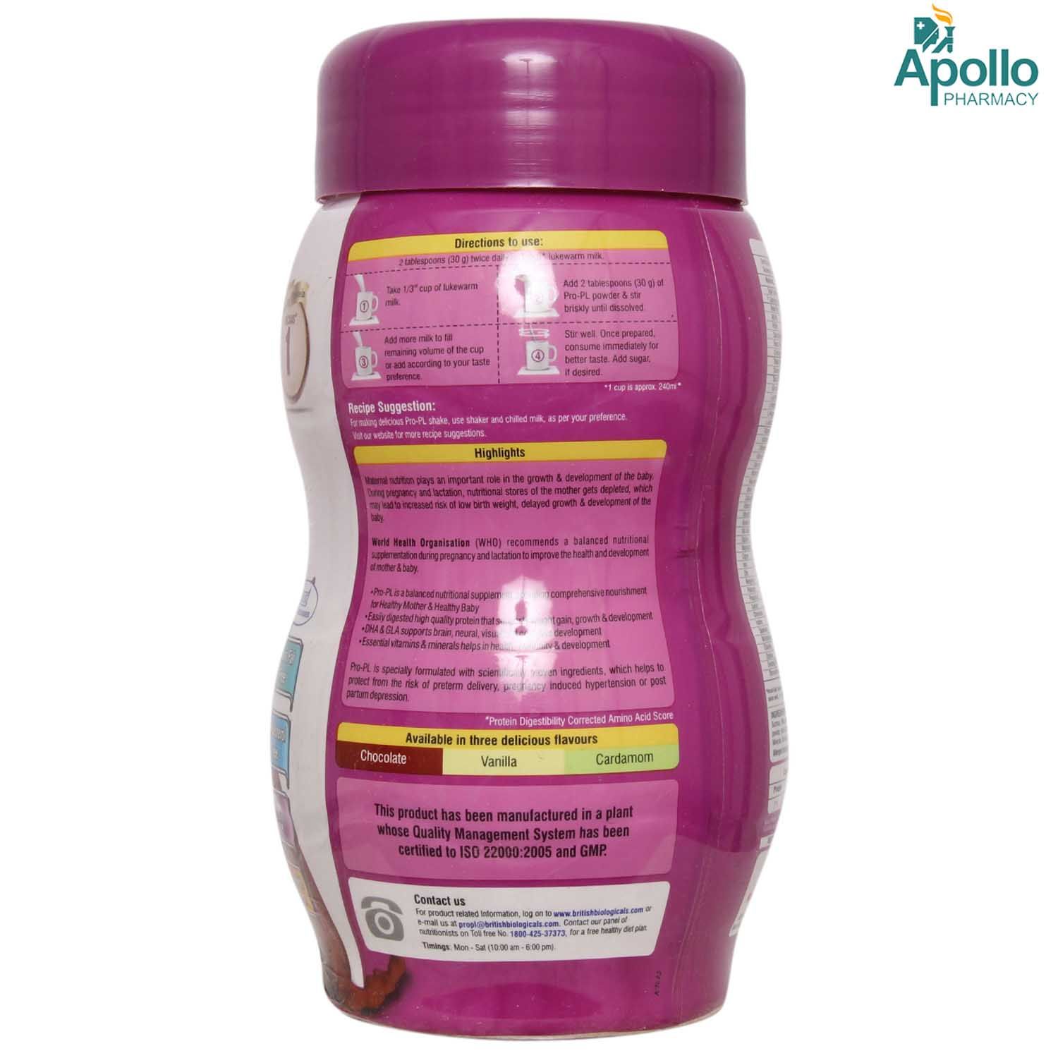 Pro-PL Chocolate Powder 500 gm Price, Uses, Side Effects, Composition ...