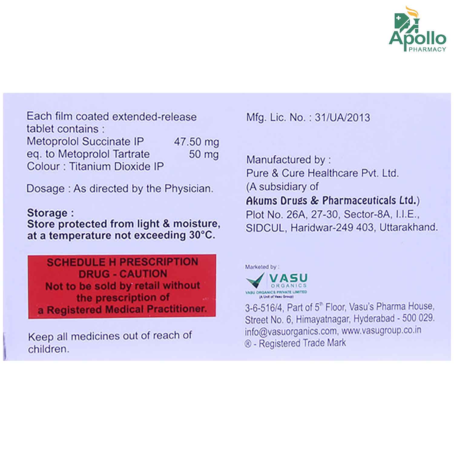 Prolovas-XL 50 Tablet 10's Price, Uses, Side Effects, Composition ...