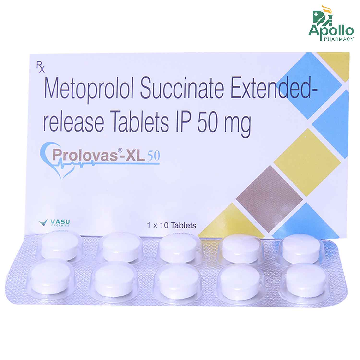 Prolovas-XL 50 Tablet 10's Price, Uses, Side Effects, Composition ...