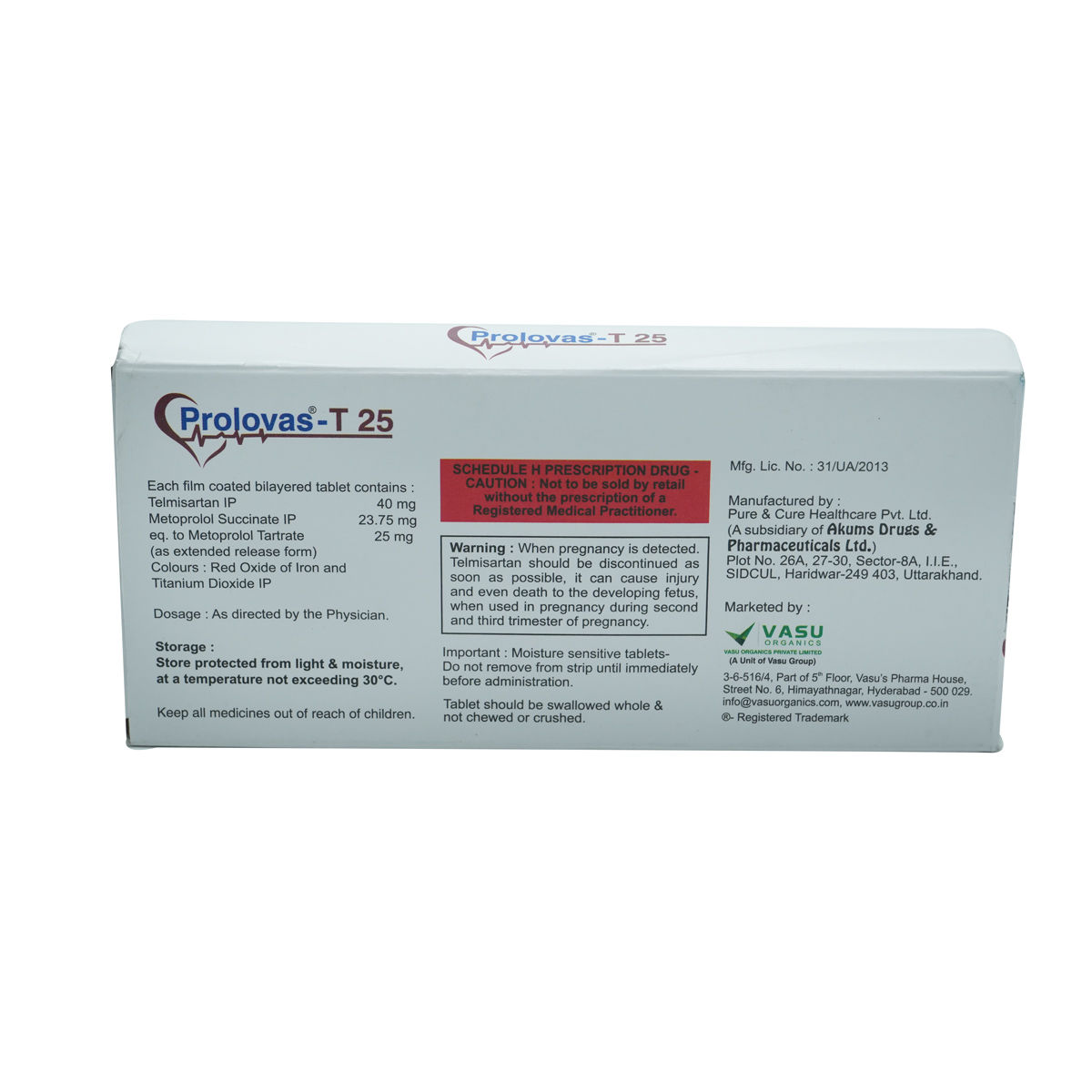 PROLOVAS T 25MG TABLET 10'S Price, Uses, Side Effects, Composition ...