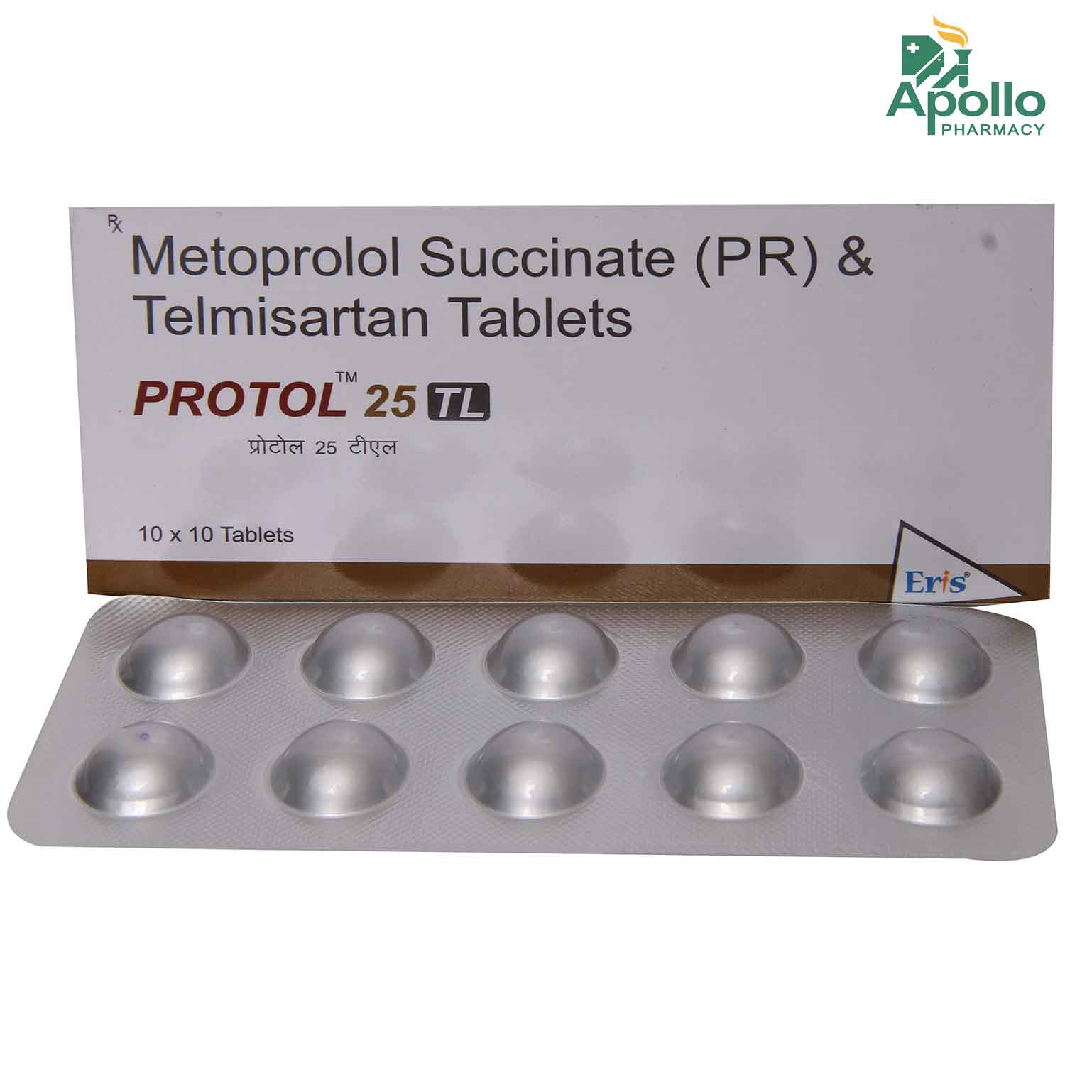 Protol 25 TL Tablet 10's Price, Uses, Side Effects, Composition ...