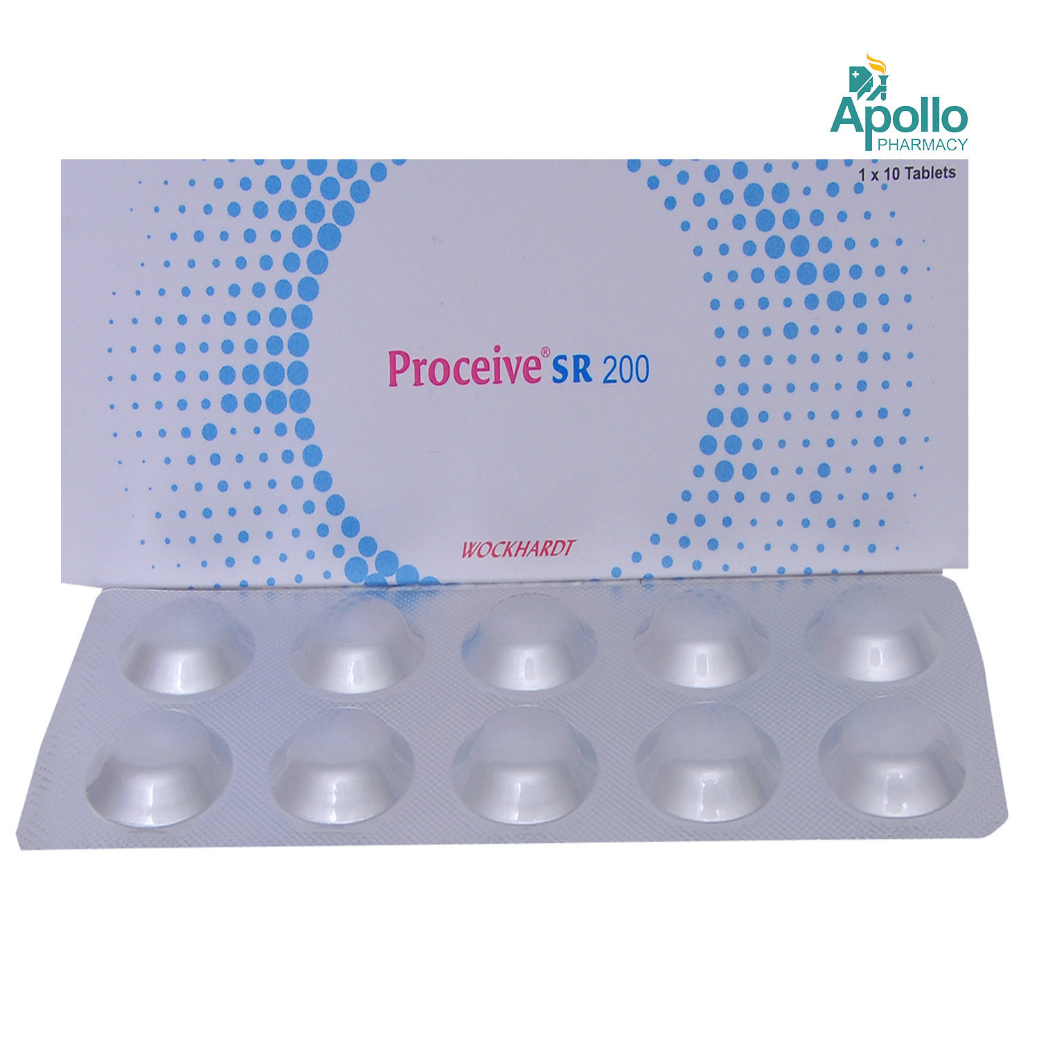PROCEIVE SR 200MG TABLET 10'S Price, Uses, Side Effects, Composition ...