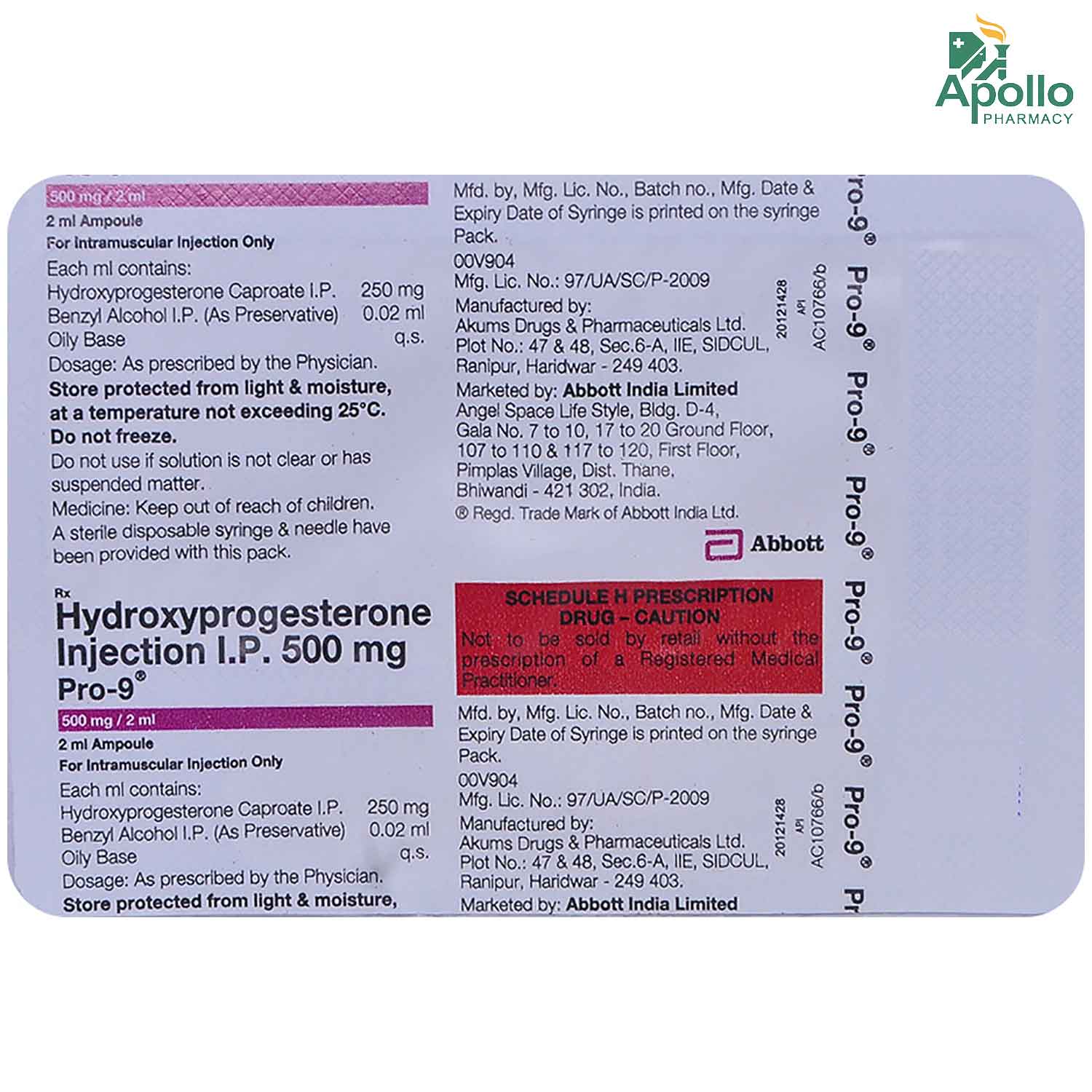 Pro-9 500mg Injection 2ml Price, Uses, Side Effects, Composition ...