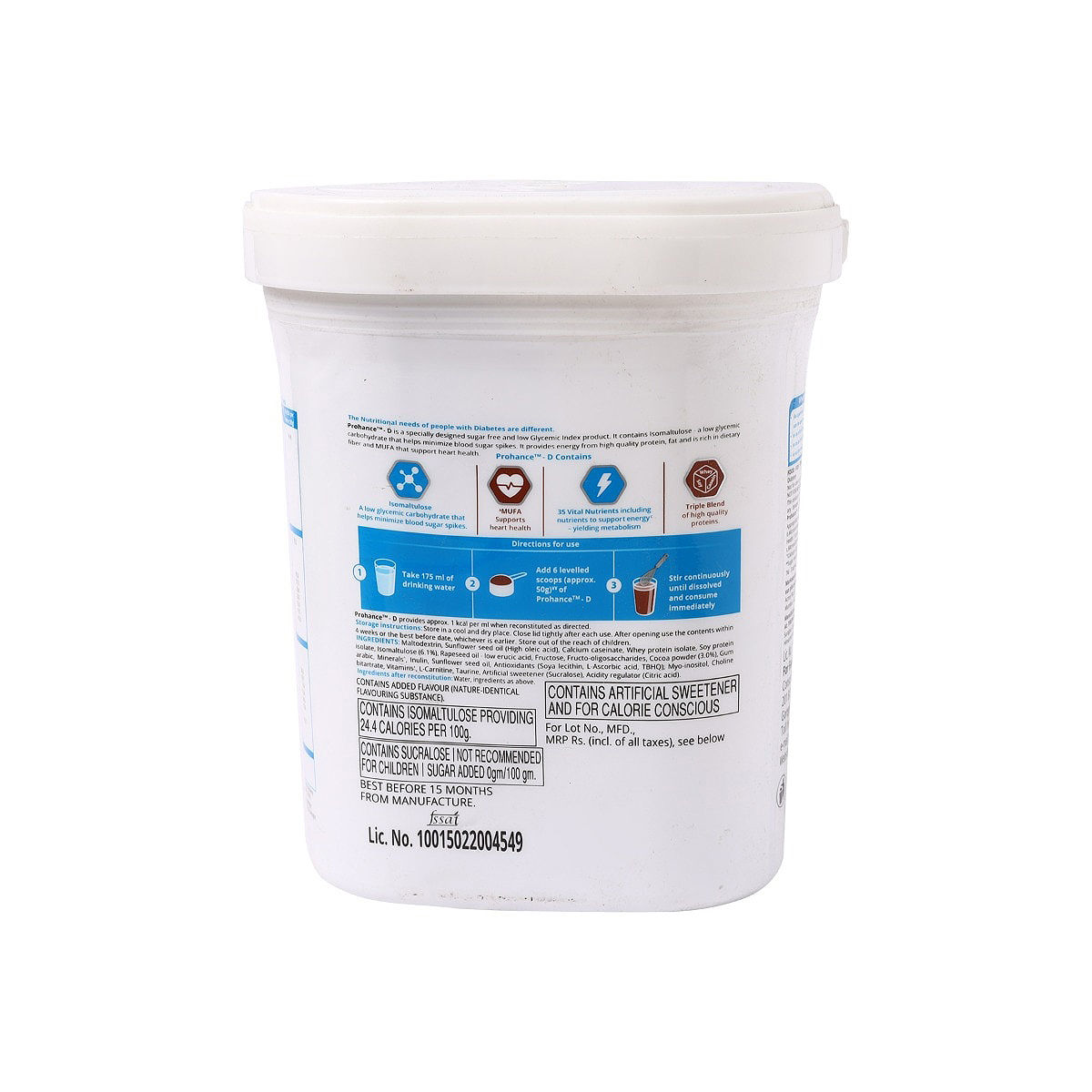 Prohance-D Sugar Free Chocolate Powder 400 gm Price, Uses, Side Effects ...