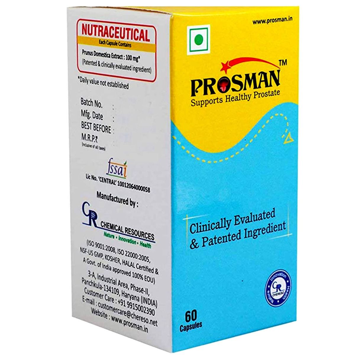 Prosman, 60 Capsules Price, Uses, Side Effects, Composition - Apollo ...