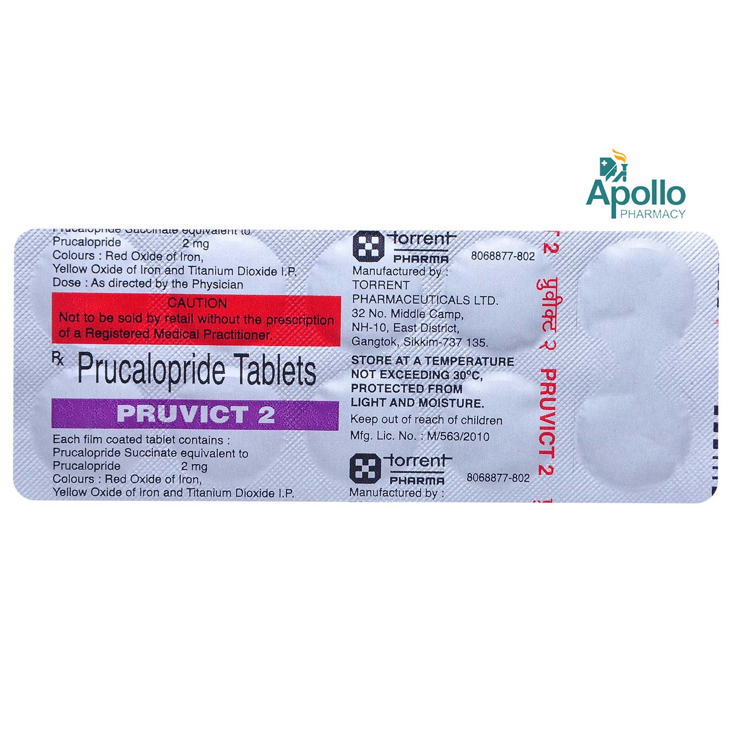 Pruvict 2 Tablet 10's Price, Uses, Side Effects, Composition - Apollo ...