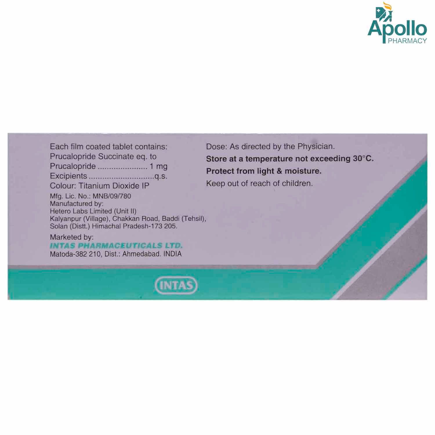 Pruwel 1 Tablet 10's Price, Uses, Side Effects, Composition - Apollo ...