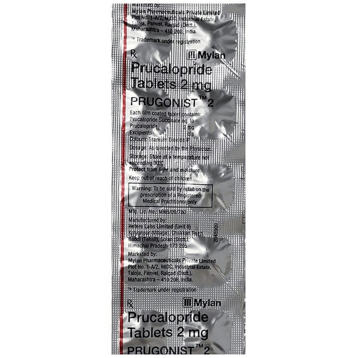 Prugonist 2Mg Tablet 10'S Price, Uses, Side Effects, Composition ...