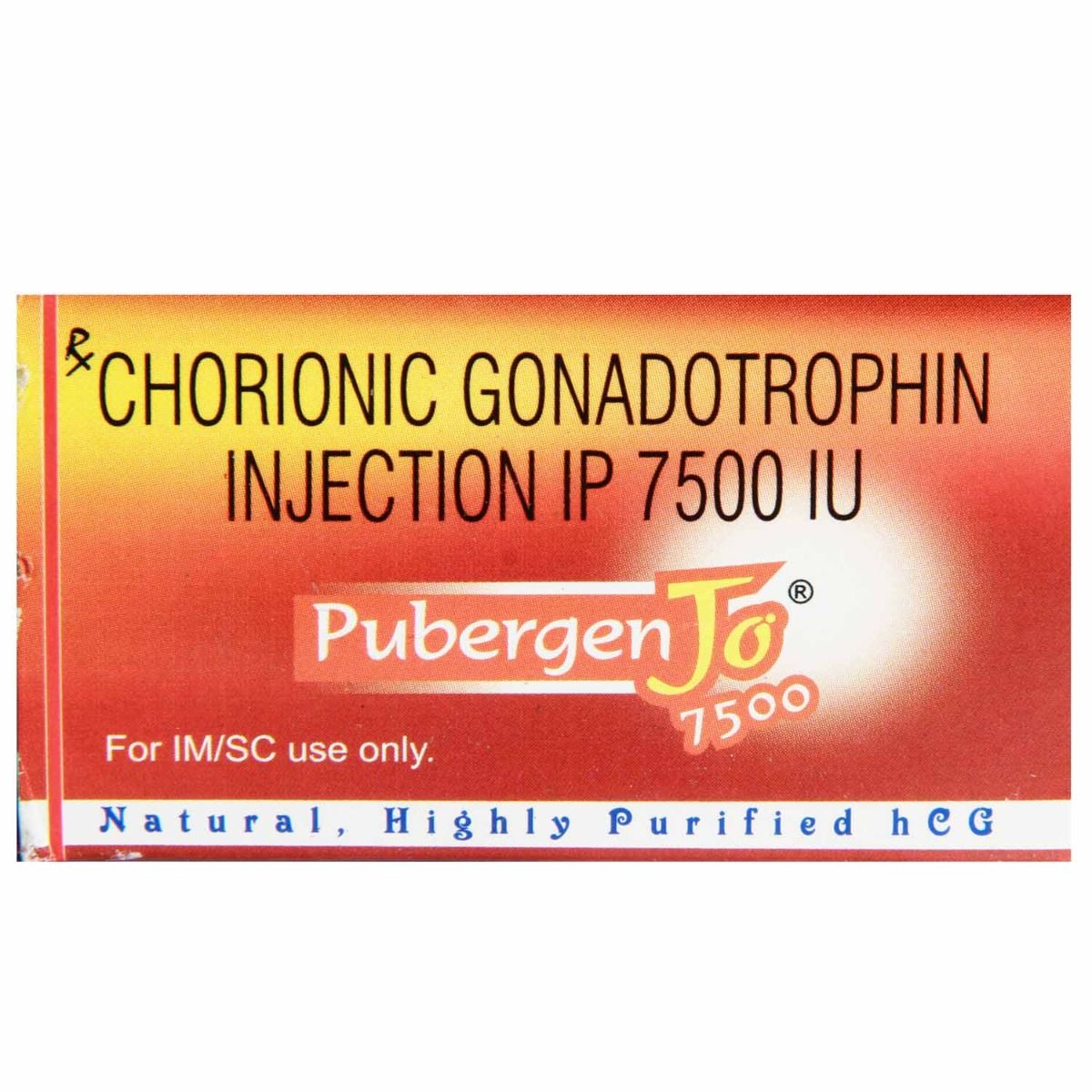 PUBERGEN JO 7500I.U INJECTION Price, Uses, Side Effects, Composition ...