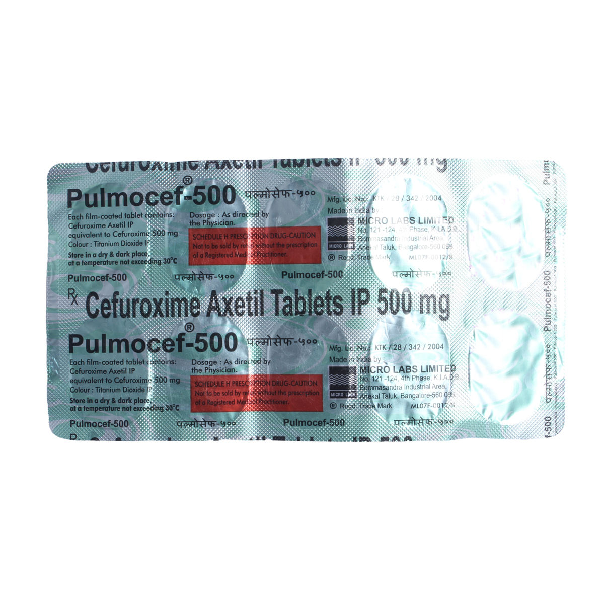 Pulmocef 500 Tablet 10's Price, Uses, Side Effects, Composition ...