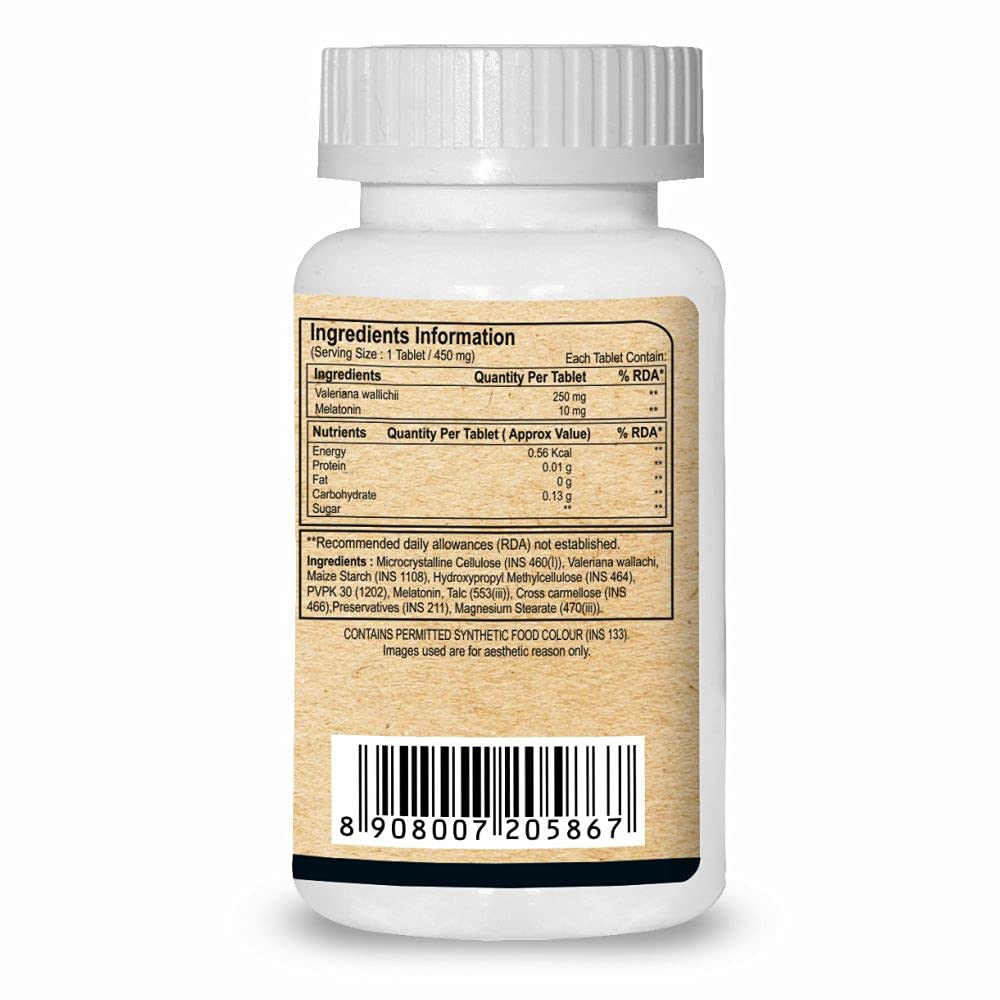 Pure Nutrition Melatonin Plus 10 mg, 120 Tablets Price, Uses, Side ...
