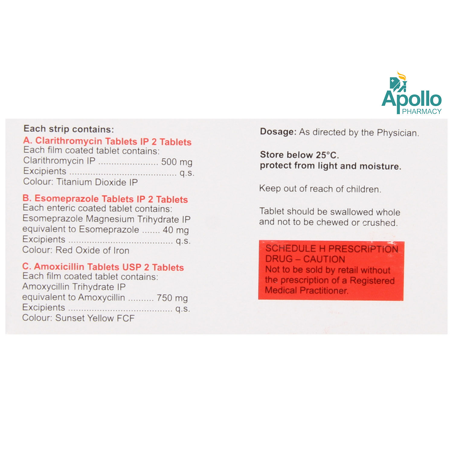 Pylokit AC Kit Tablet 1's Price, Uses, Side Effects, Composition ...