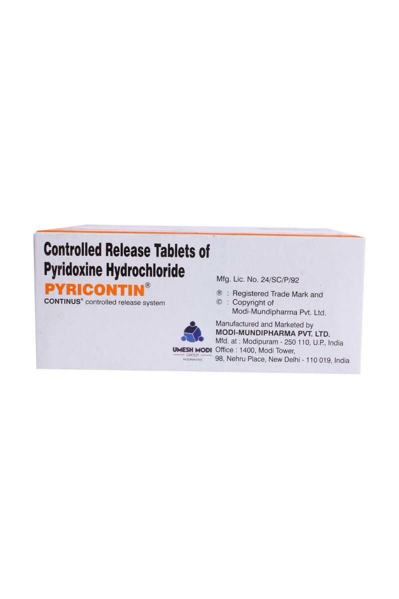 Pyricontin Tablet 10's Price, Uses, Side Effects, Composition - Apollo ...