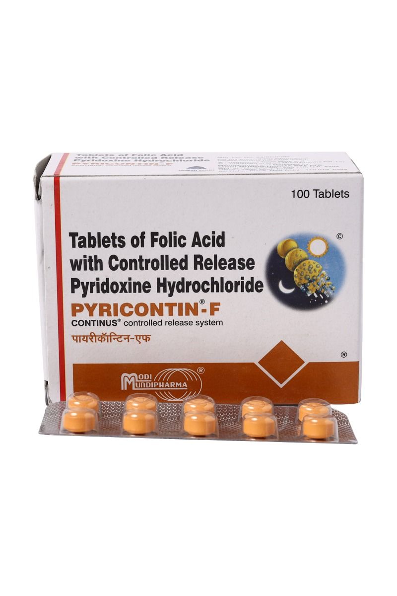 Pyricontin-F Tablet 10's Price, Uses, Side Effects, Composition ...
