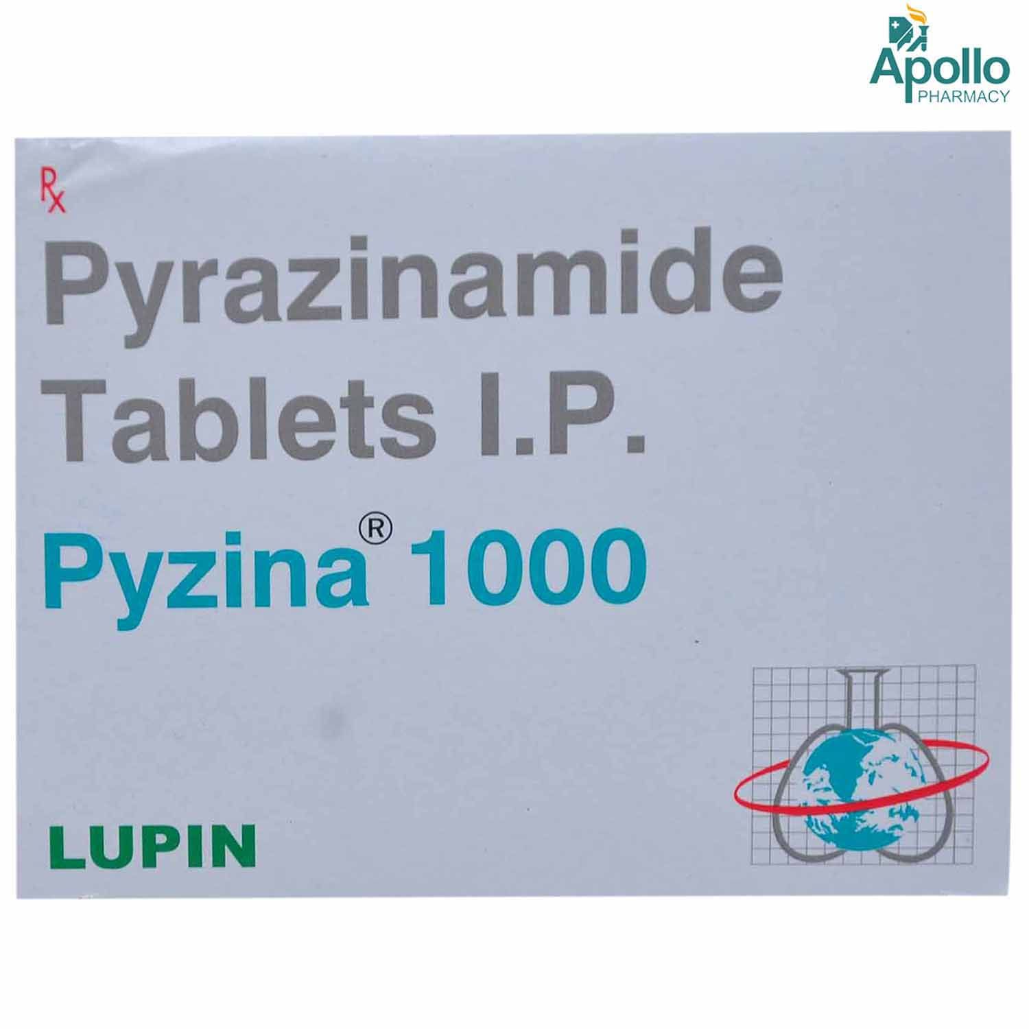 Pyzina 1000 Tablet 10's Price, Uses, Side Effects, Composition - Apollo ...