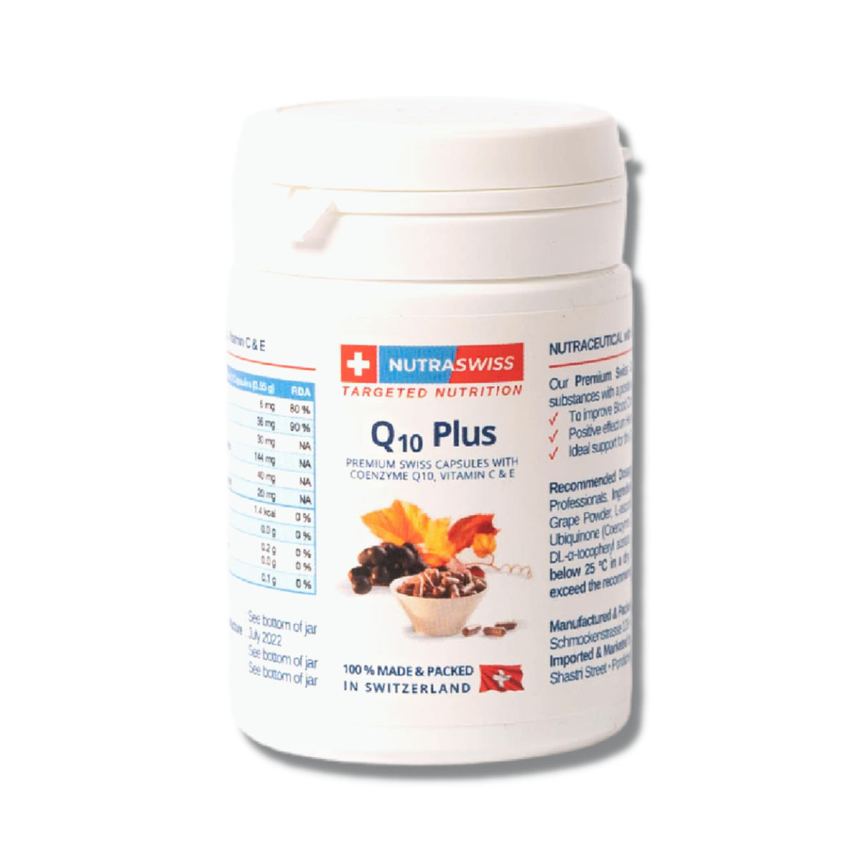 Nutraswiss Q10 Plus, 60 Capsules Price, Uses, Side Effects, Composition ...