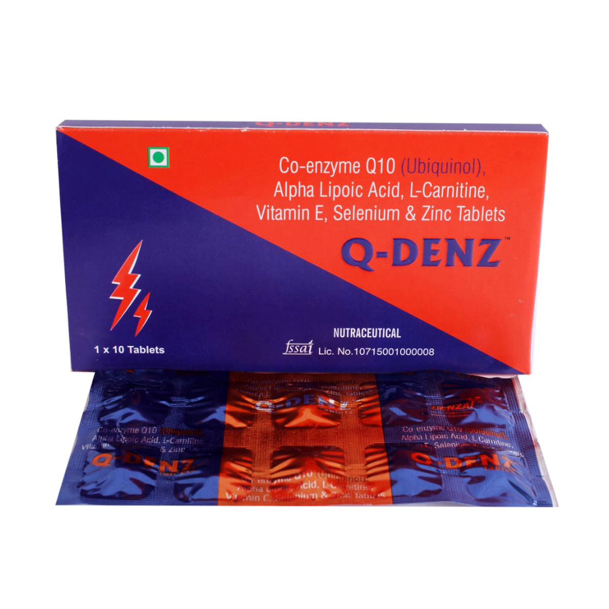 Q-Denz Tablet 10's Price, Uses, Side Effects, Composition - Apollo Pharmacy