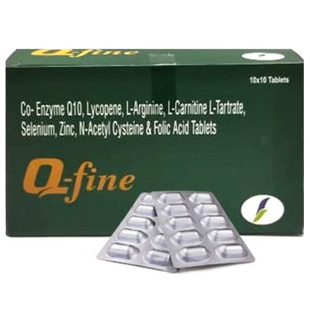 Q-Fine Tablet 10's Price, Uses, Side Effects, Composition - Apollo Pharmacy