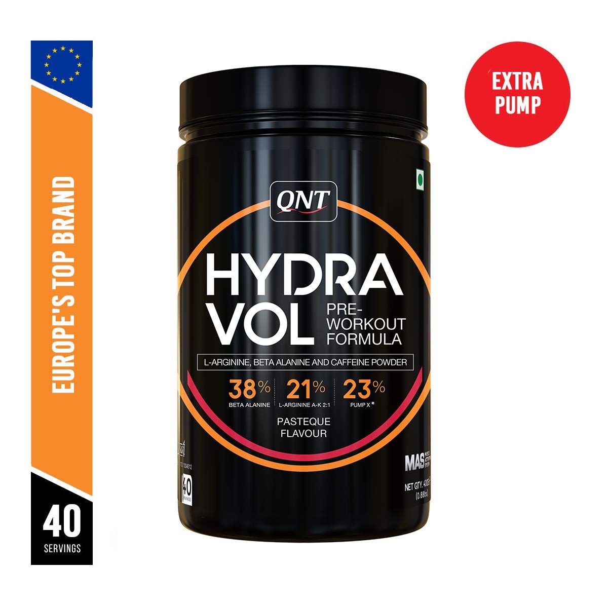 QNT Hydra Vol Pre-Workout Pasteque Flavour Powder, 400 gm Price, Uses ...