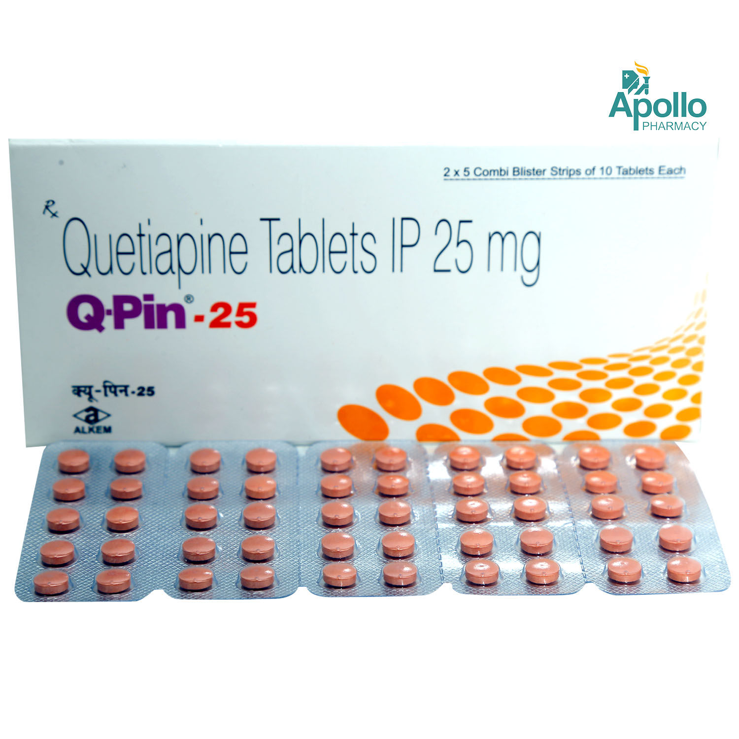 Q Pin 25 Tablet 10's Price, Uses, Side Effects, Composition - Apollo ...