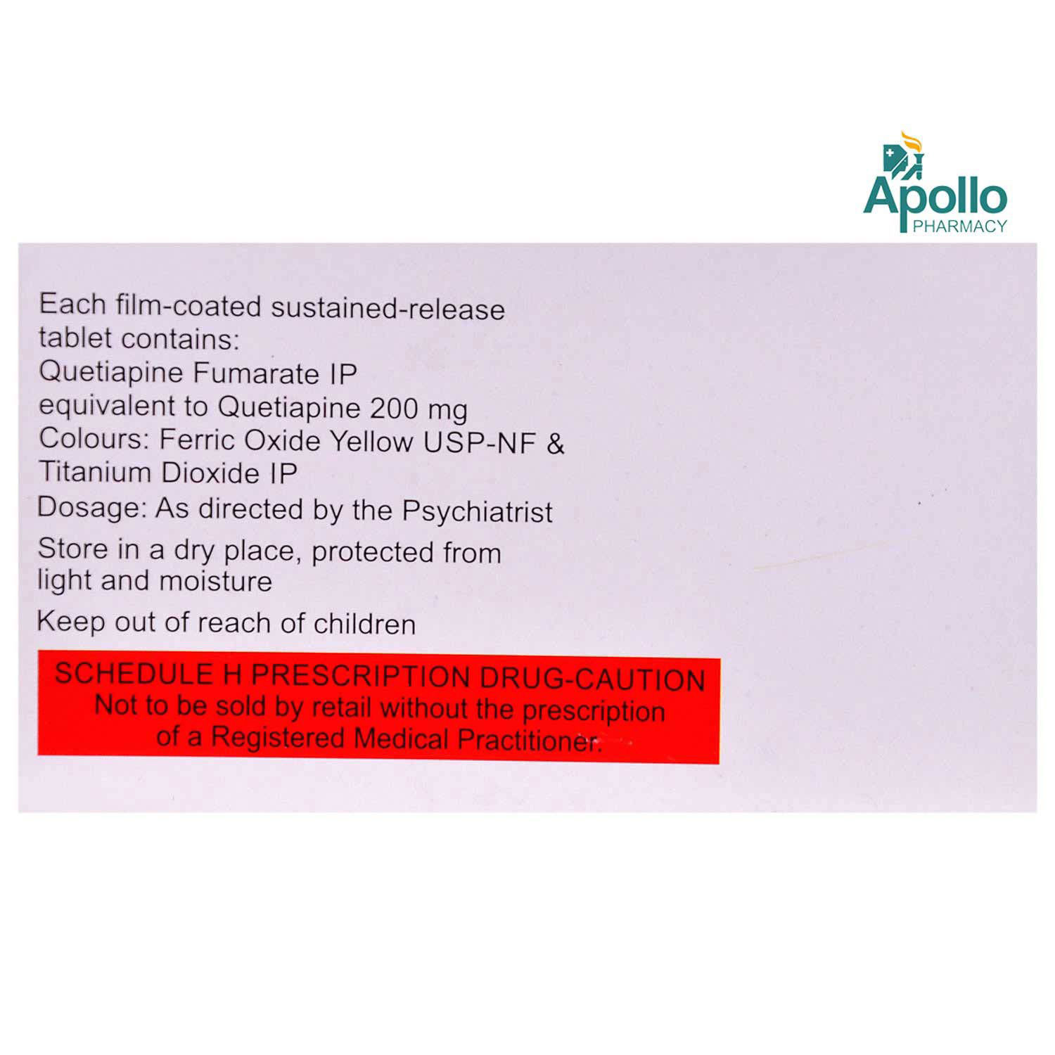 QUEL SR 200MG TABLET Price, Uses, Side Effects, Composition - Apollo ...